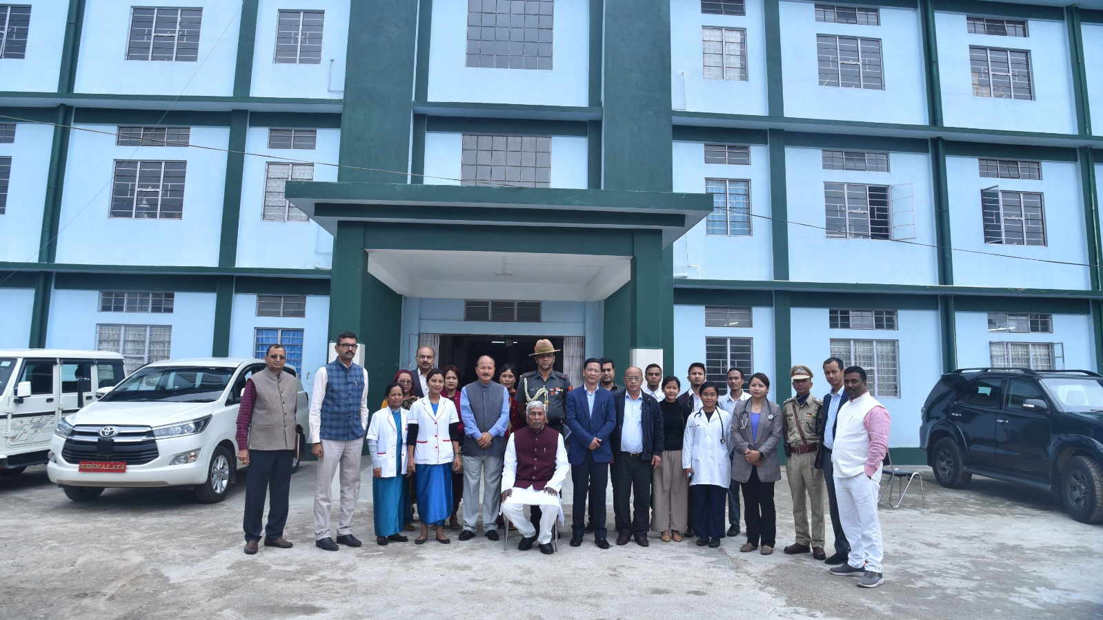 MEGHALAYA GOVERNOR INSPECT MAWKYRWAT 100 BEDED HOSPITAL, MAWPHLANG ...