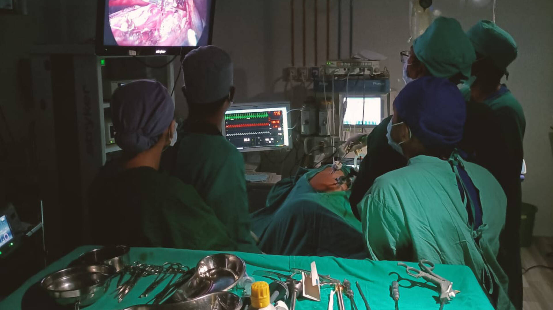 FIRST SUCCESSFUL KEY HOLE SURGERY FOR CANCER PATIENT IN CIVIL HOSPITAL ...