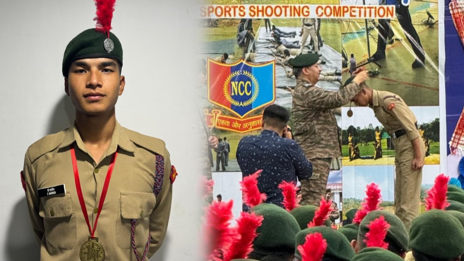 MEGHALAYA NCC CADET TRIUMPHS: GOLD MEDAL IN SPORTS SHOOTING - Batesi TV